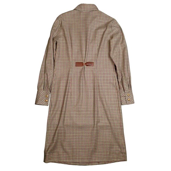Daks | Dresses | Nwt Daks House Check Wool Shirts Dress Us4 | Poshmark